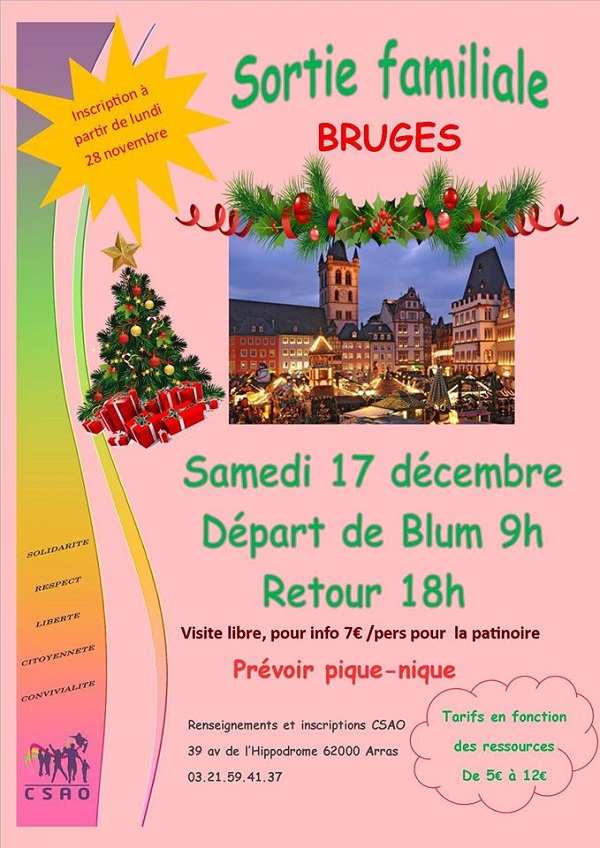 Le Centre Social Arras Ouest organise tout au long du mois de décembre ...