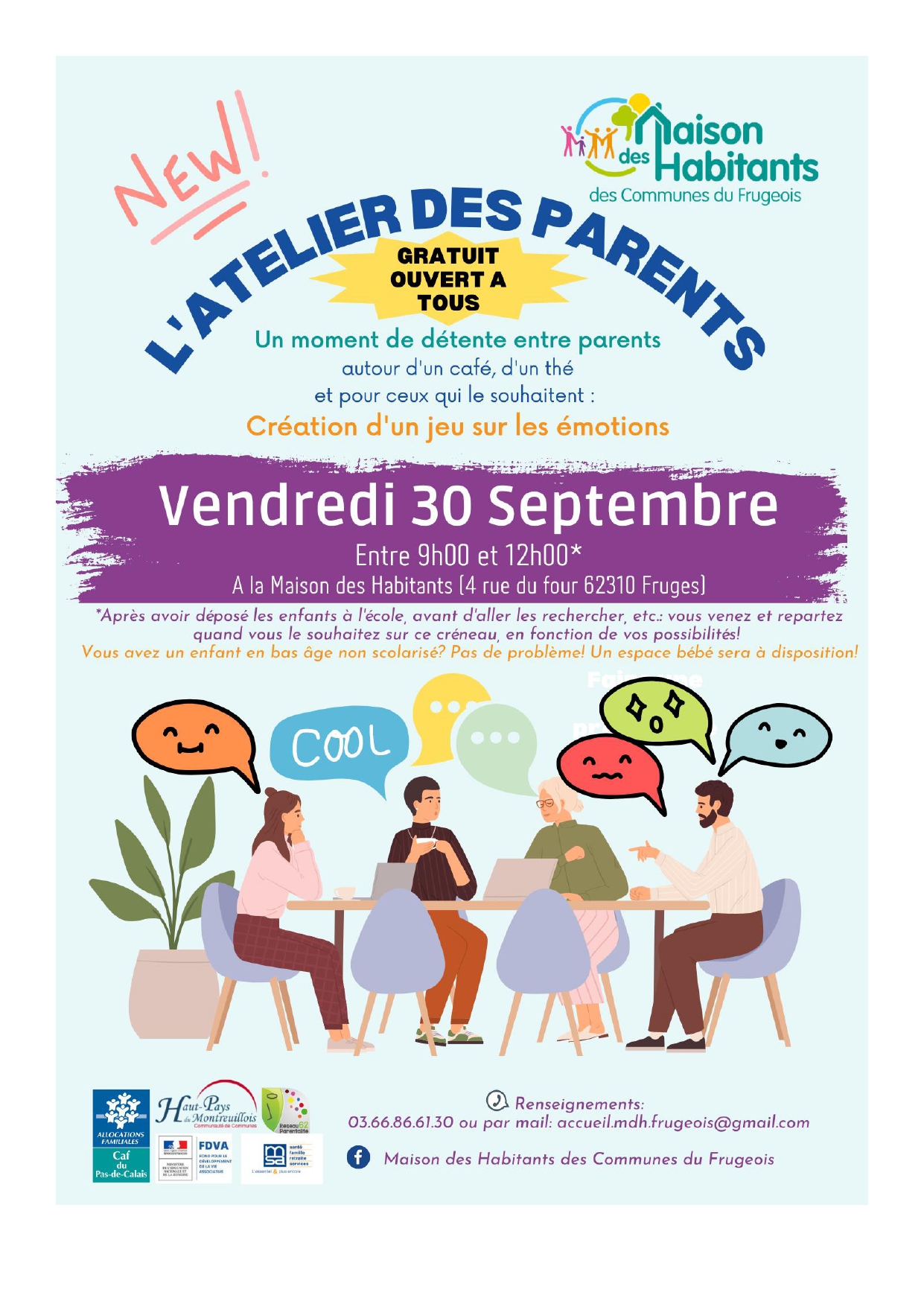 Découvrez les actions familles de la Maison des Habitants des Communes ...