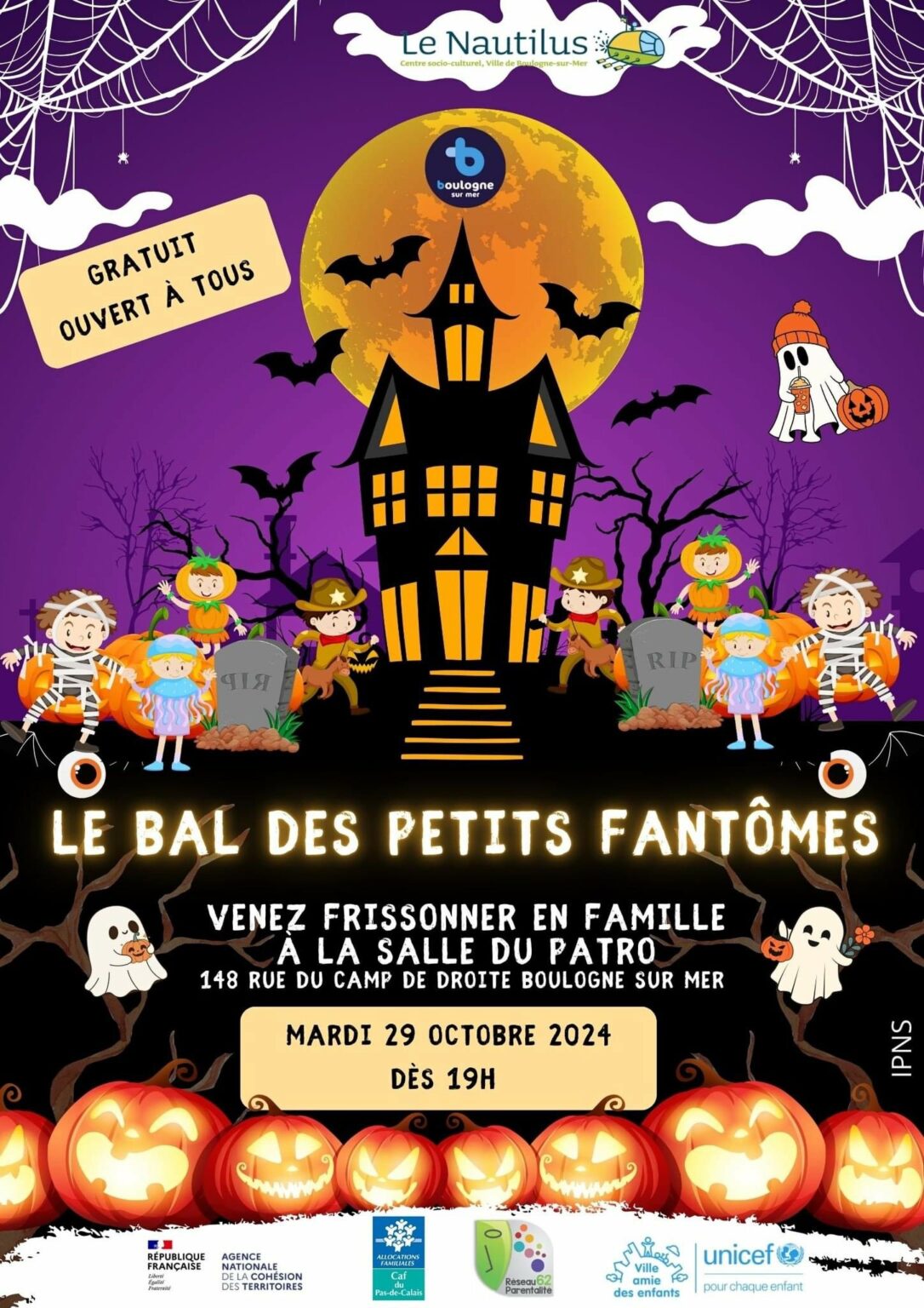 Bal des petits fantômes avec le Centre Socio-culturel Le Nautilus de ...